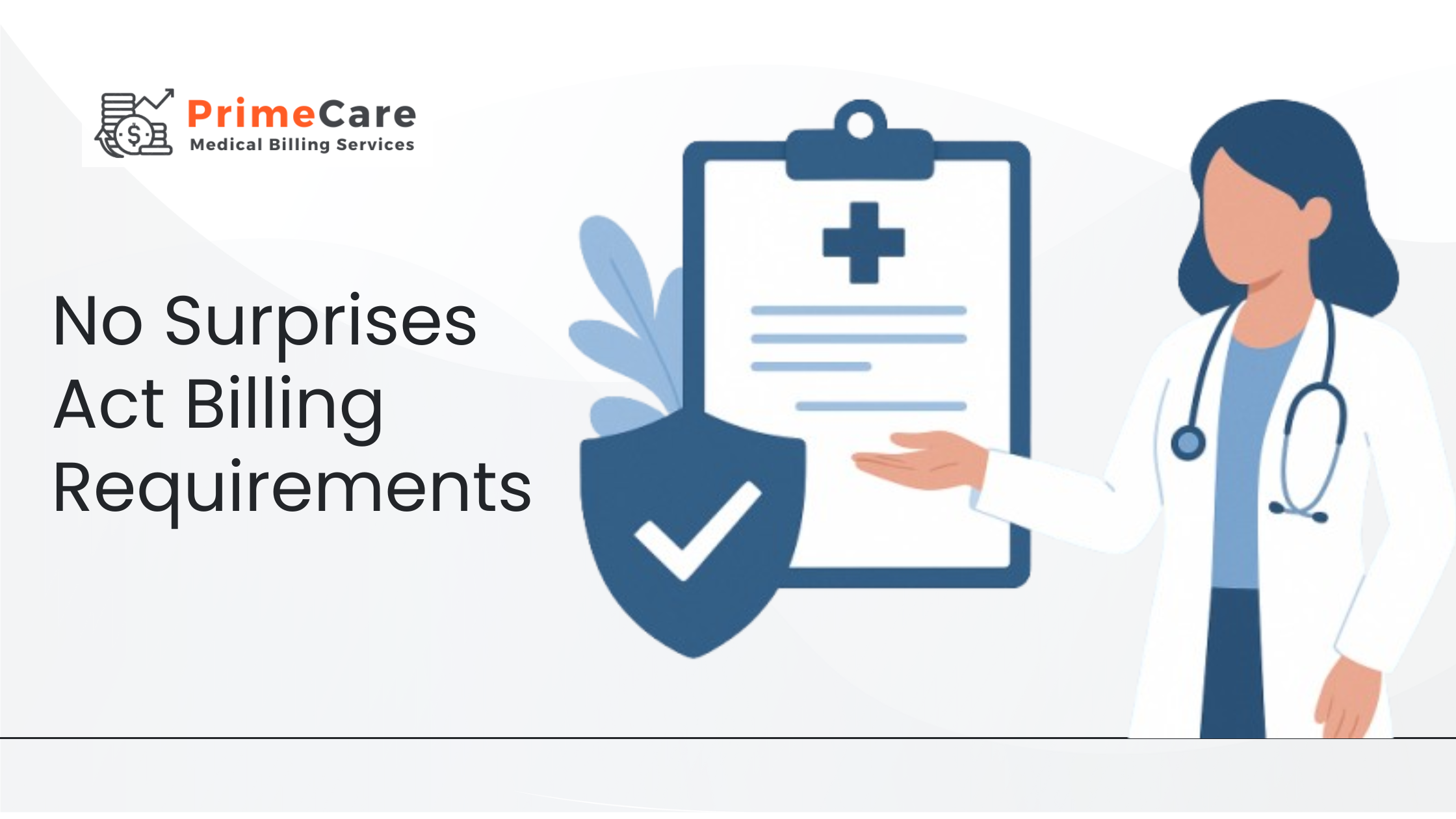 No Surprises Act Billing Requirements - PrimeCare Medical Billing Services